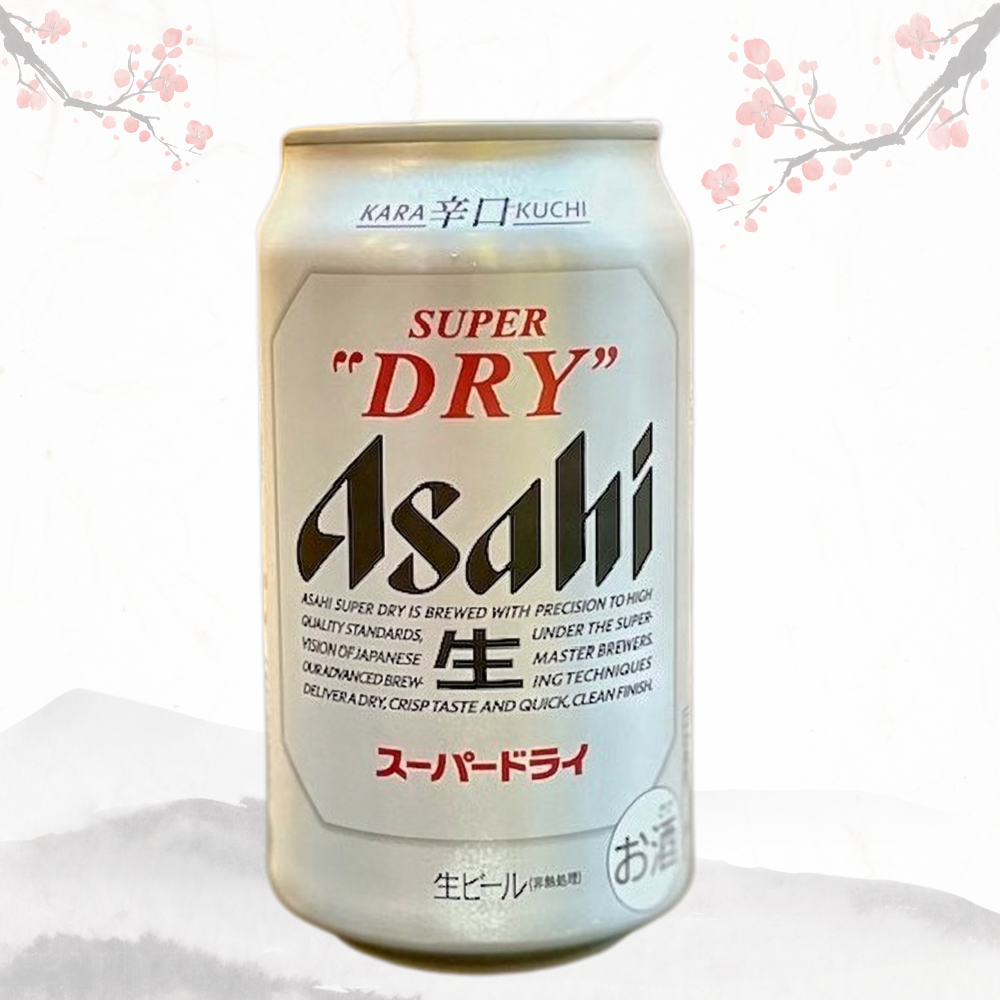 아사히 슈퍼 드라이 350ml × 24캔 무료배송 – 일본 판매량 1위, 전설의 드라이 맥주 – sakemong