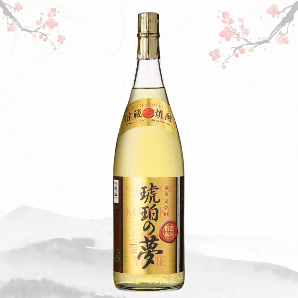 코하쿠노 유메 25도 1.8L 무료배송 – 통숙성으로 완성된 깊고 부드러운 보리소주 – sakemong