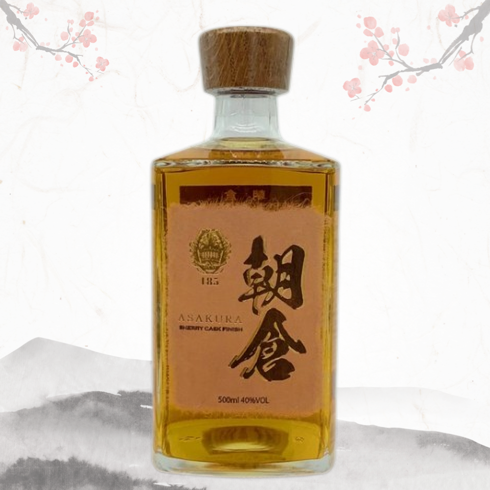 아사쿠라 쉐리 캐스크 피니쉬 40도 500ml 무료배송 – 쉐리 캐스크에서 피니시 숙성한 깊고 달콤한 몰트 소주 – sakemong