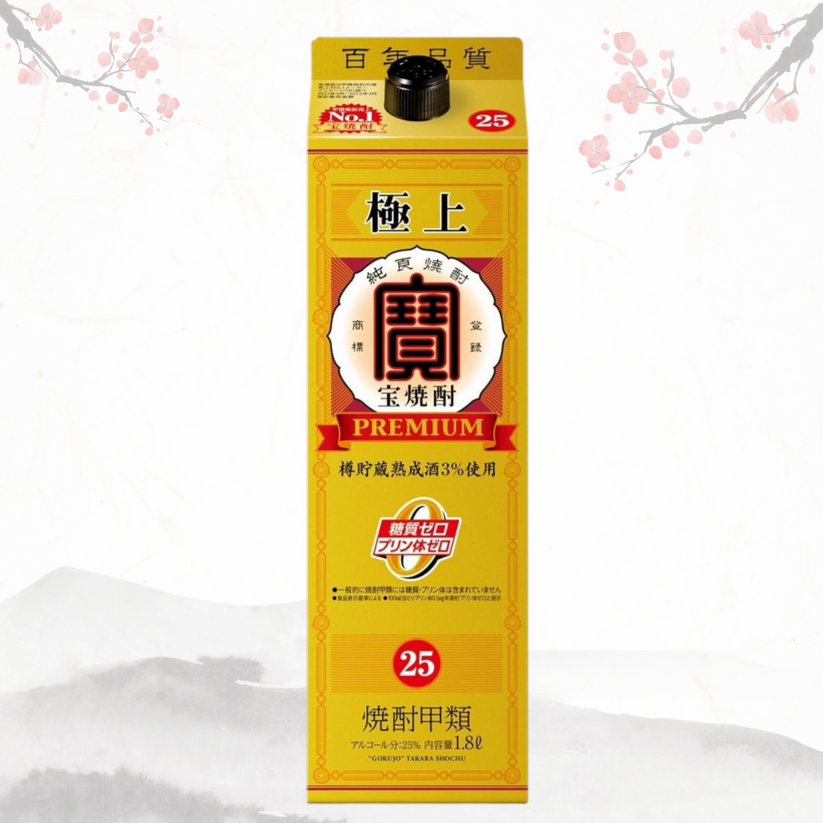 코쿠죠(극상) 타카라 코루이 소주 25도 1.8L 종이팩 무료배송 – sakemong