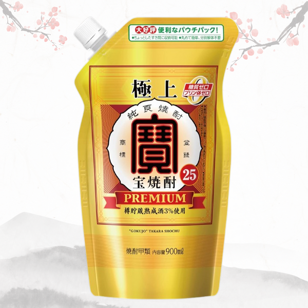 코쿠죠(극상) 타카라 코루이 소주 25도 900ml 파우치 무료배송 – sakemong